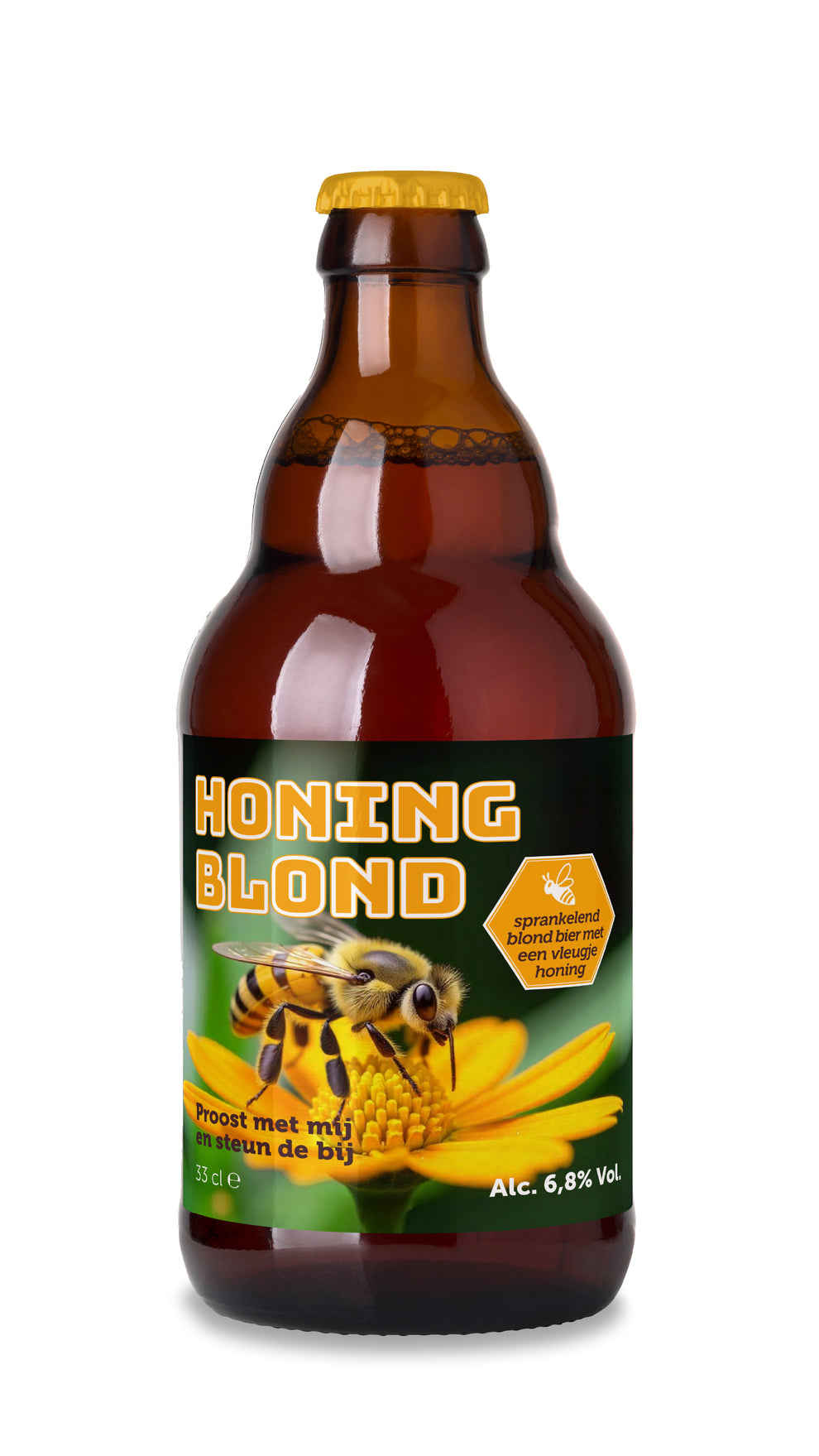 Honing blond bier 4 stuks – Bijenstichting